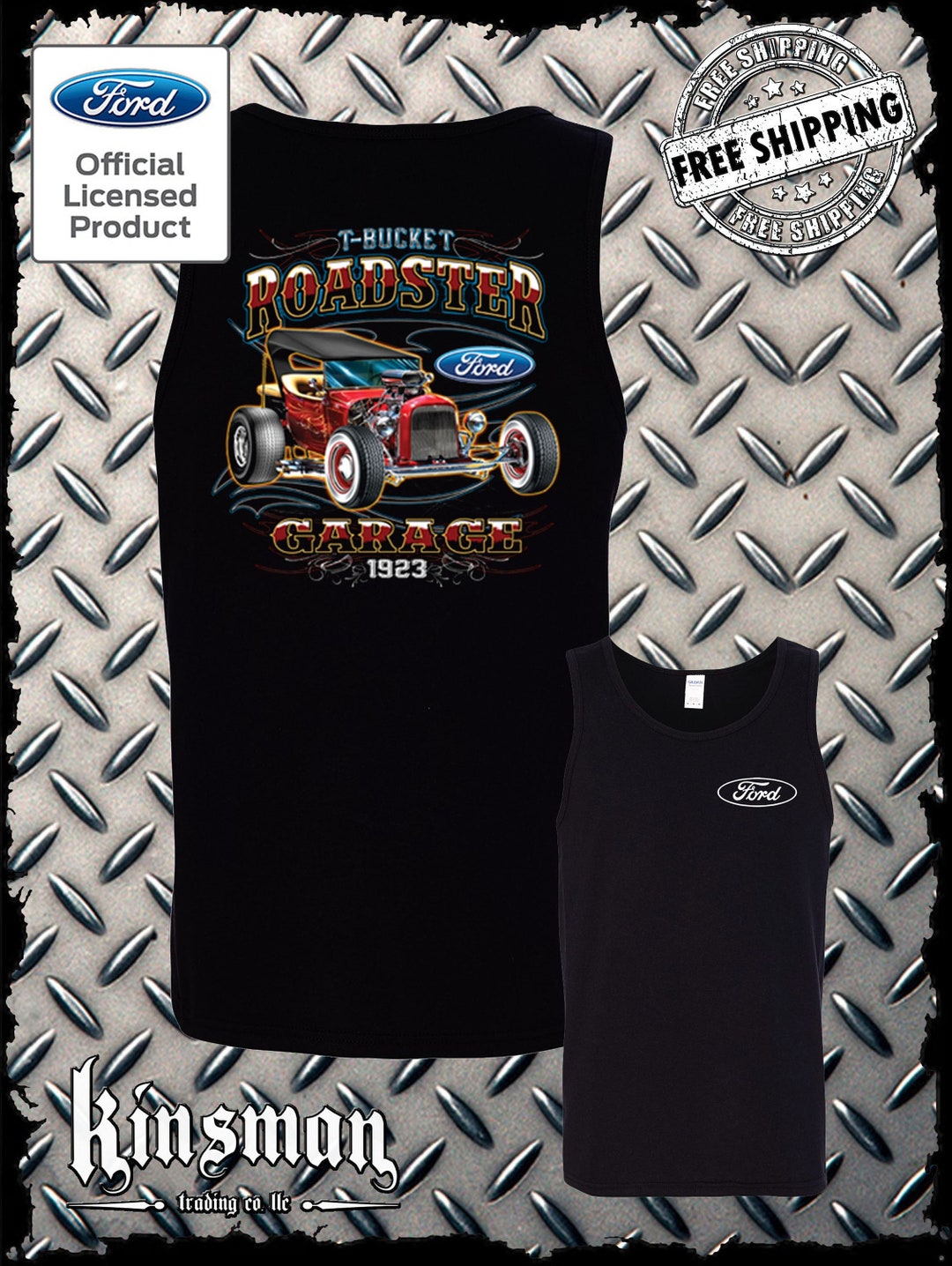 Ford T-bucket Roadster Garage 1923 2-sided Tank Top T-shirt - Etsy