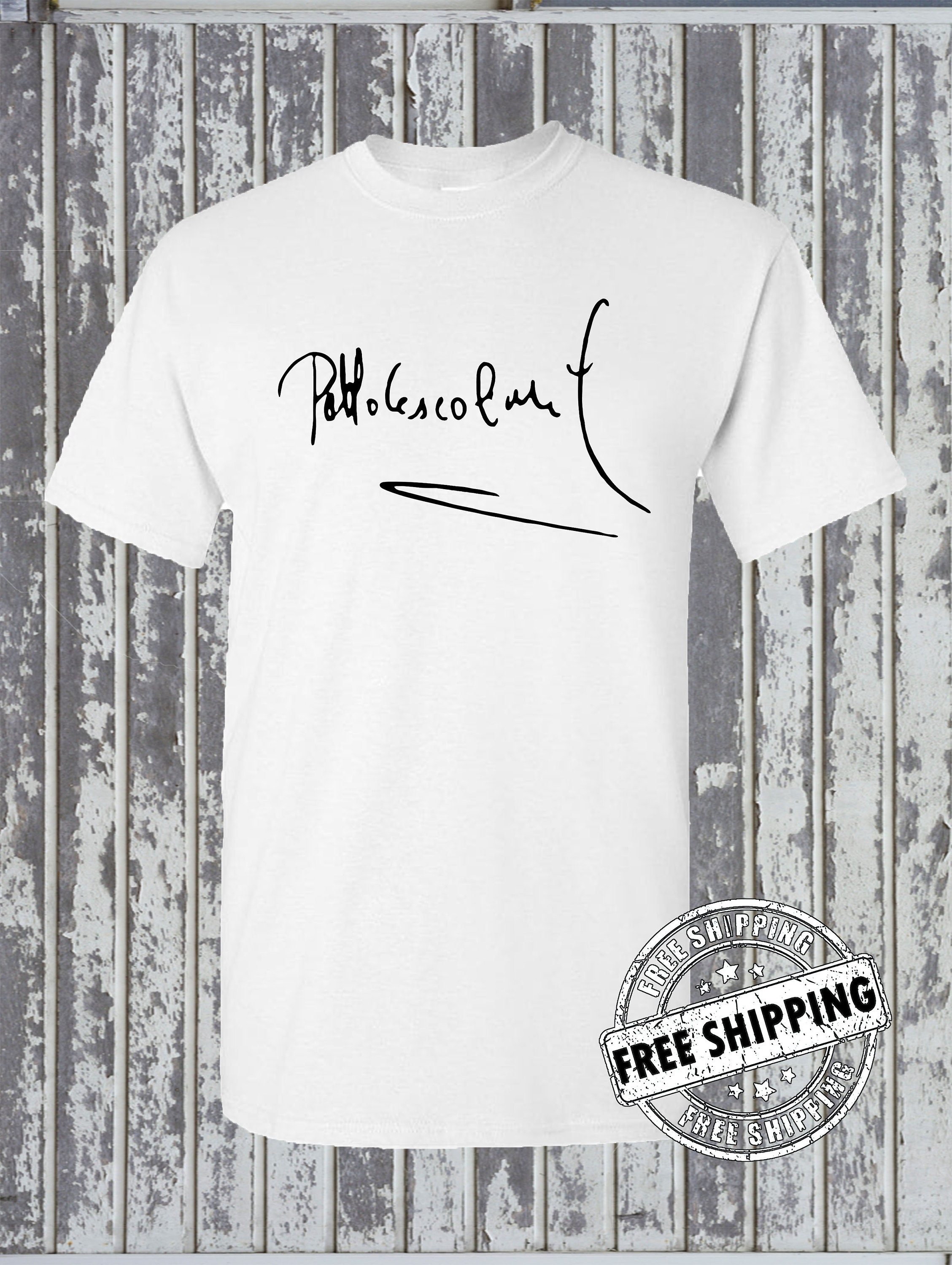 Pablo Escobar Signature T-shirt NARCOS Cocaine Plata O Plomo - Etsy UK