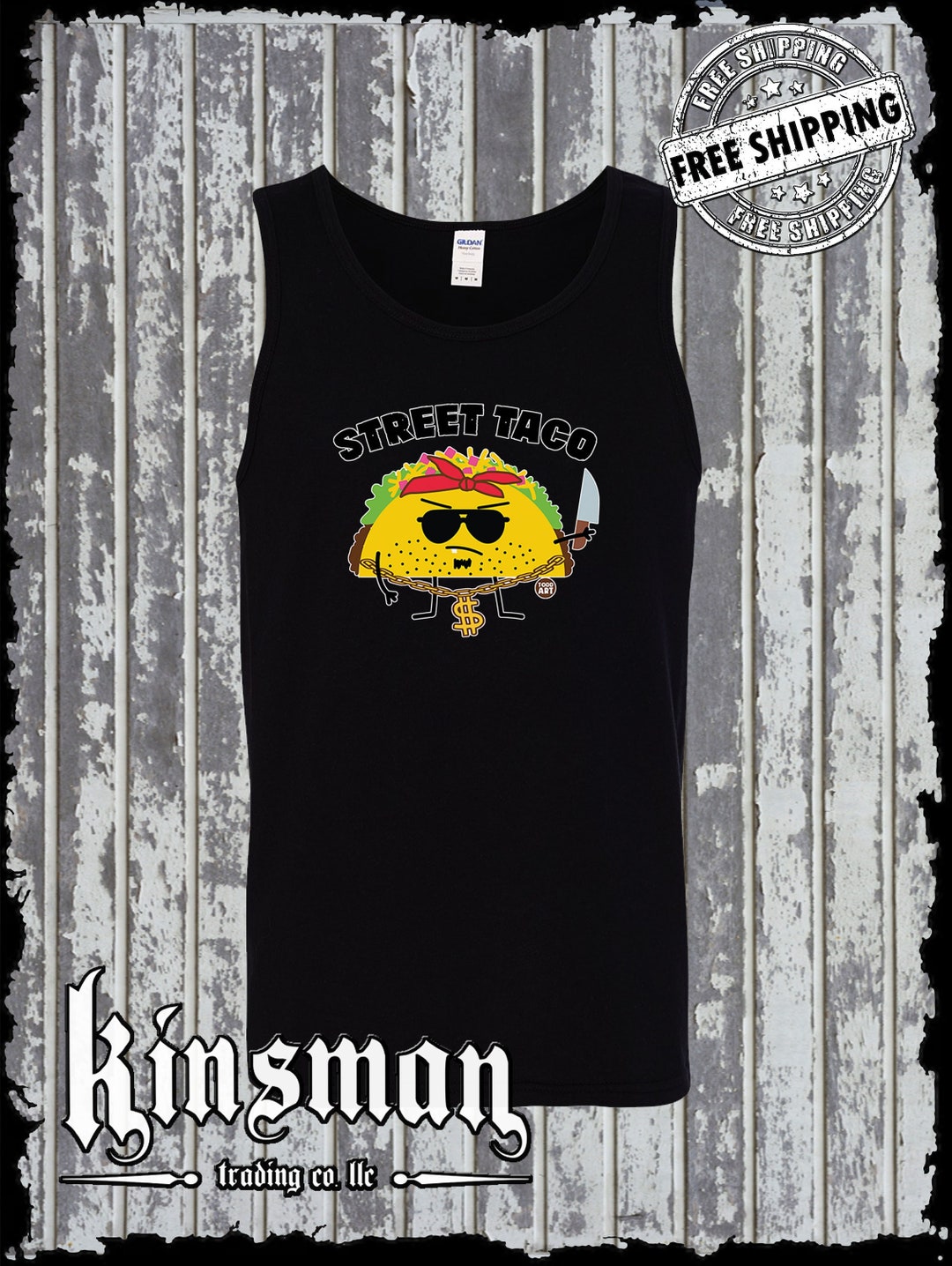 Street Taco Funny Gangster Tank Top T-shirt Todd Goldman Licensed - Etsy UK