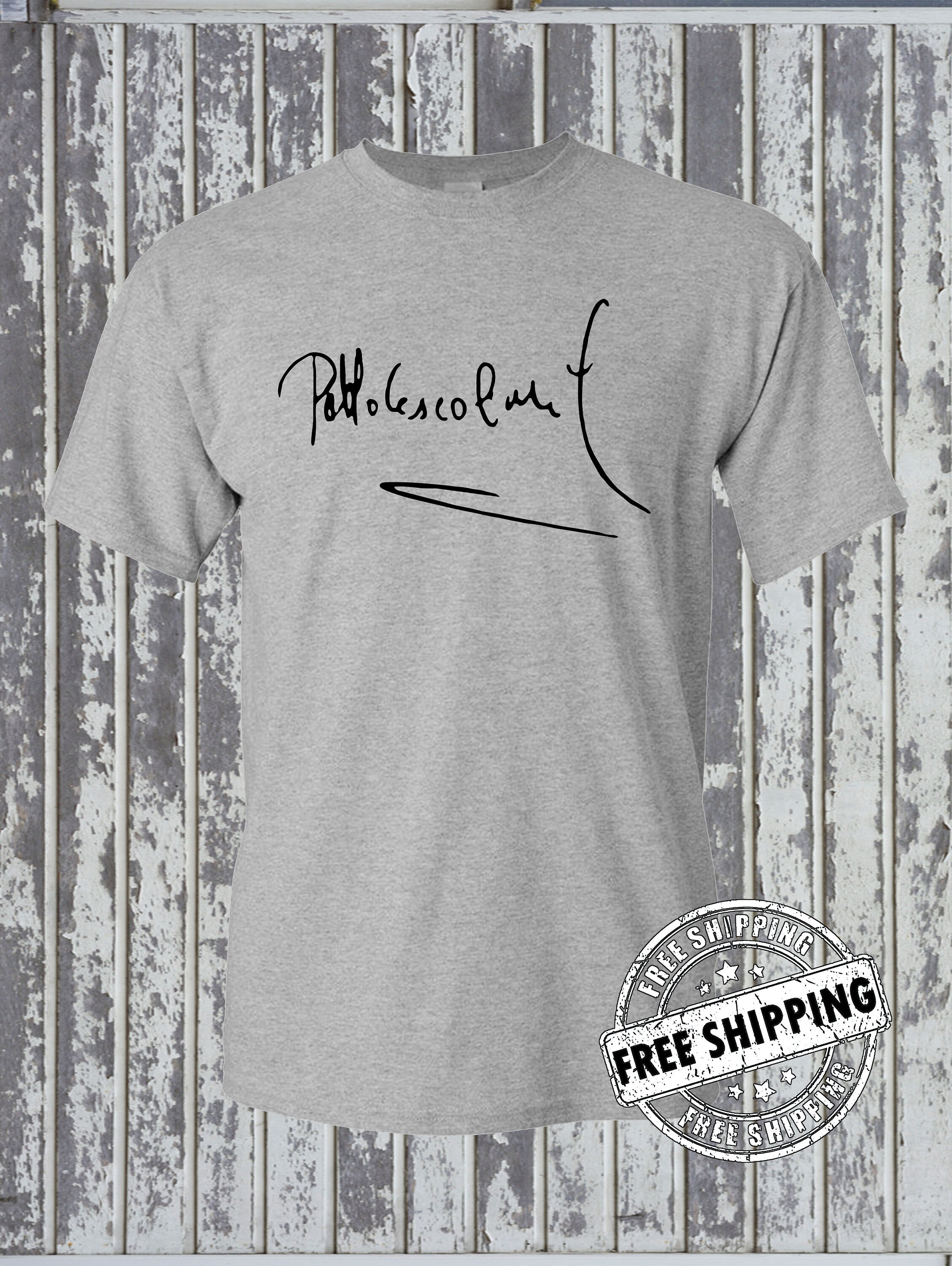 Pablo Escobar Signature T-shirt NARCOS Cocaine Plata O Plomo - Etsy UK