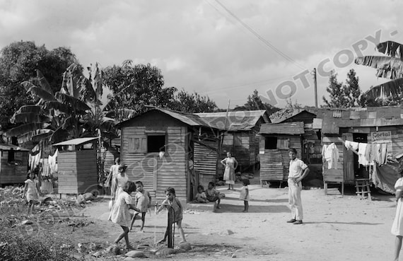 Utuado Puerto Rico Children in the Slum Area 1940's - Etsy