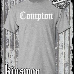 COMPTON T-shirt - Straight Outta West Coast Hip Hop Rap Tee Los Angeles ...