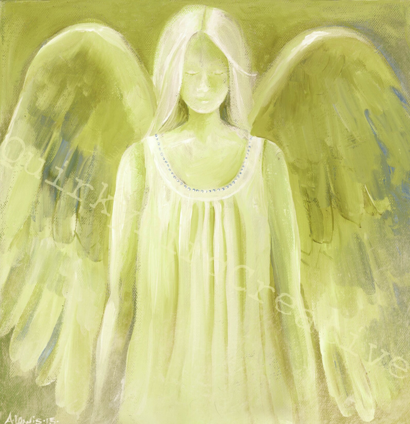 Healing Angel Print Framed Artwork Spiritual Gifts Paintings - Etsy