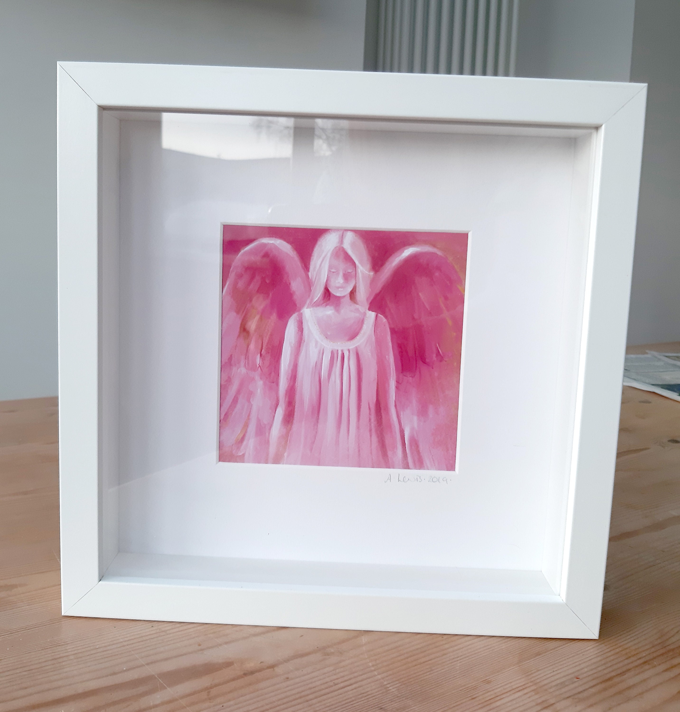 Healing Angel Print Framed Artwork Spiritual Gifts Paintings - Etsy