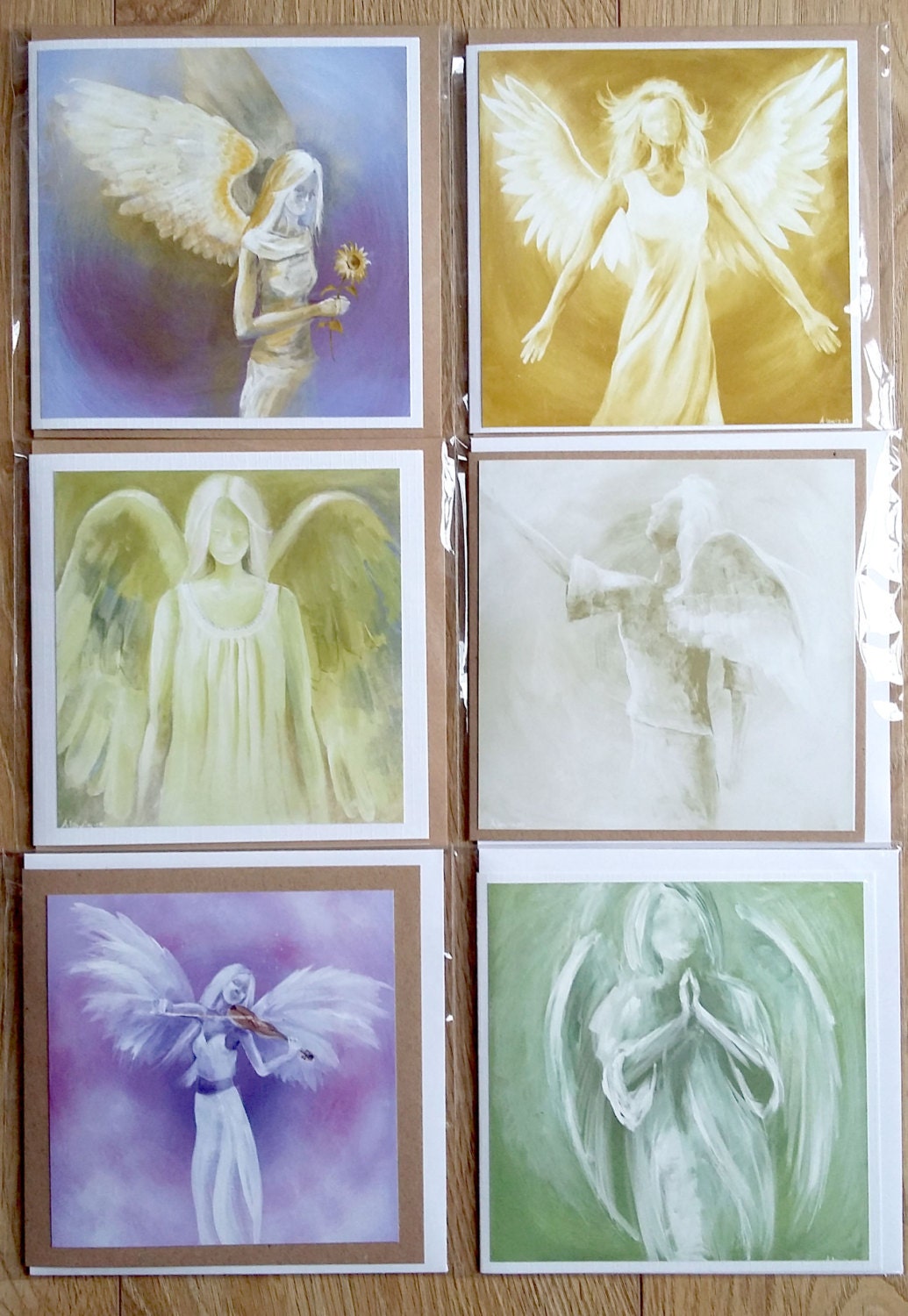 Angel Blank All Occasion Greetings Cards Spiritual Gifts - Etsy