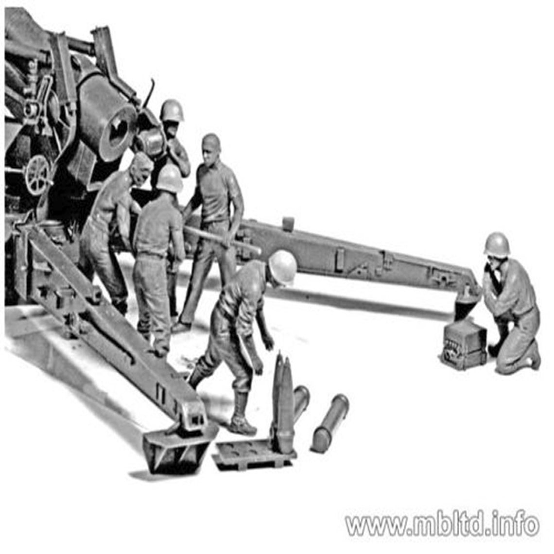 Scale Model Miniature Scale 1/35 US Artillery Crew, for All Kind of US ...