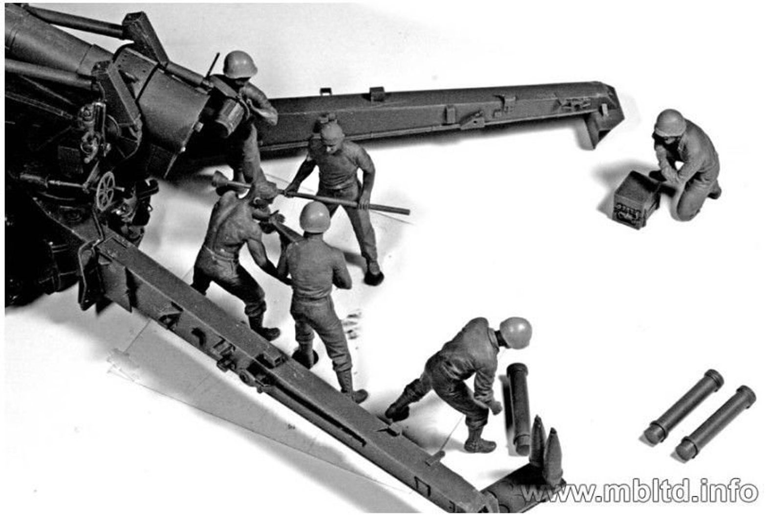 Scale Model Miniature Scale 1/35 US Artillery Crew, for All Kind of US ...