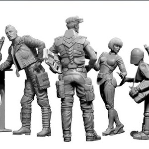 Plastic Miniatures Kit 1/24 Collectible Model Scale 1/24 Strange ...