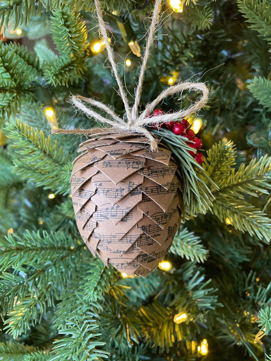 CUSTOM Sheet Music Ornament - Etsy