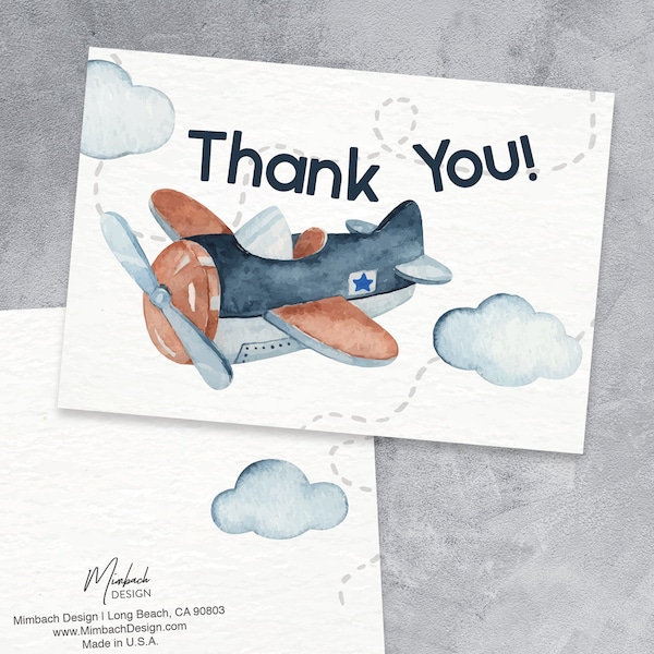 Airplane Thank You - Etsy