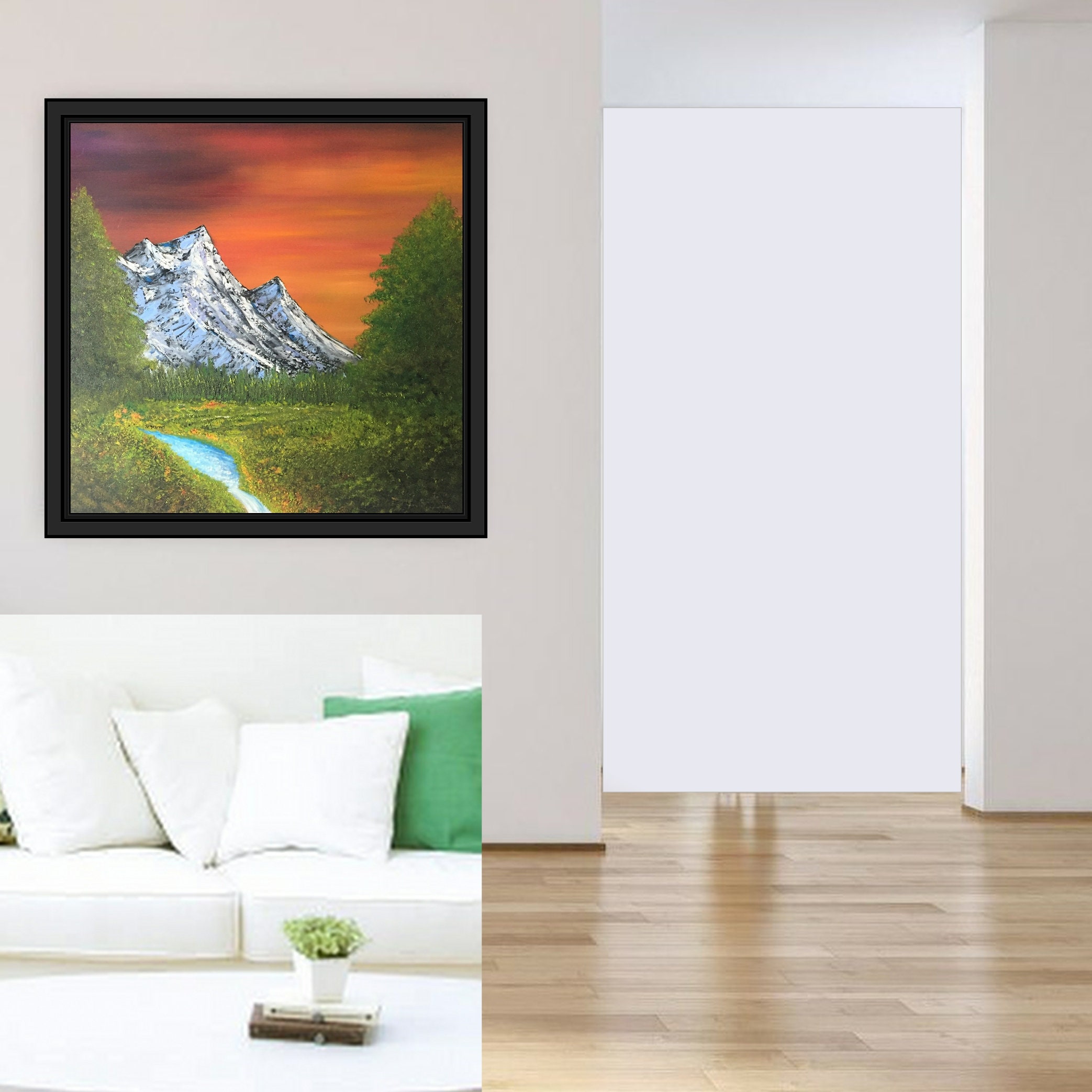 Mountain Landscape Art, Calgary Landscape. - Etsy