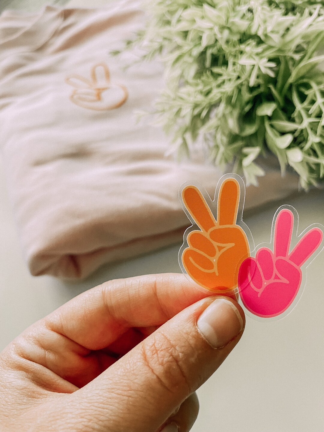 Peace Sign Stickers (set of 2) || Peace || Peace Sign || Groovy ...