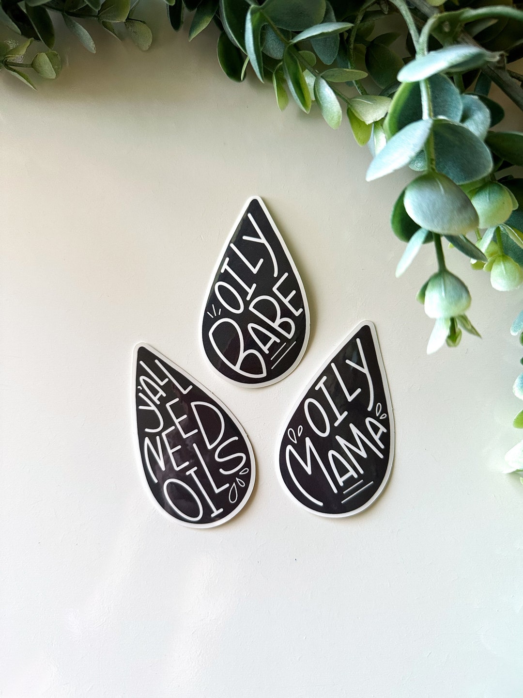 Oily Sticker Pack || Oils || Essential Oils || Decal || Vinyl || Cute ...