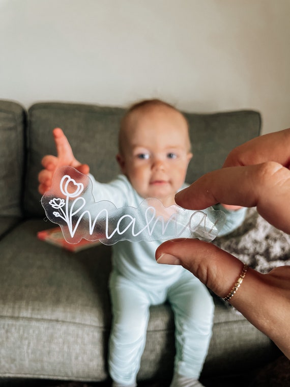 Mama Sticker Flowers Mom Sticker Decal Vinyl - Etsy