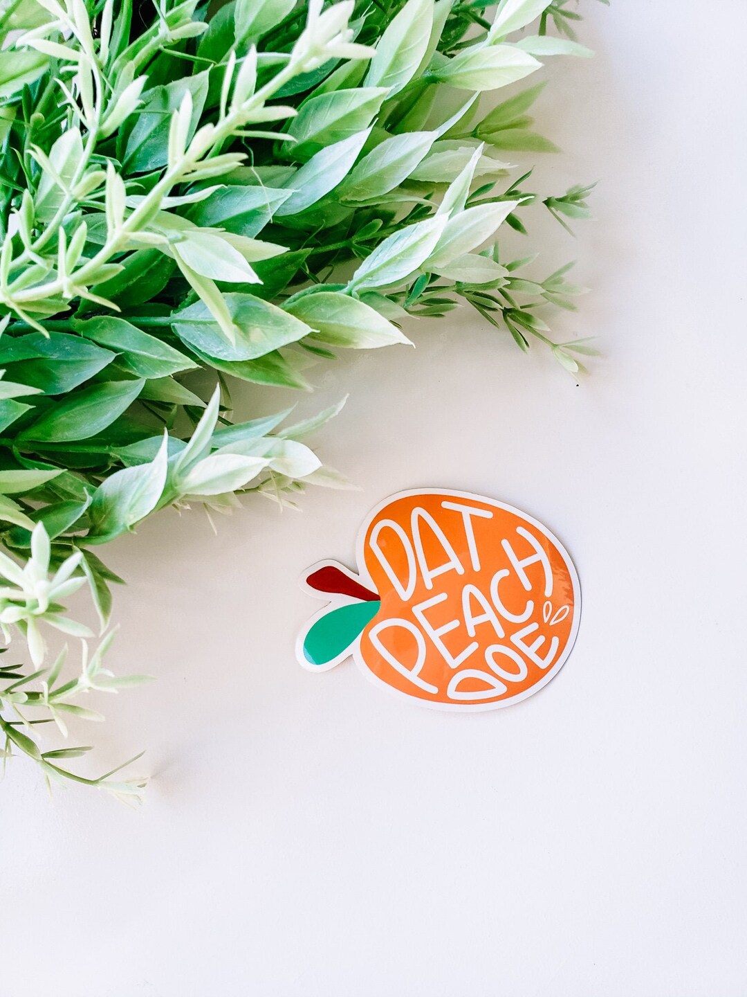 Dat Peach Doe Sticker || Peach || Southern Peach || Fruit Sticker ...