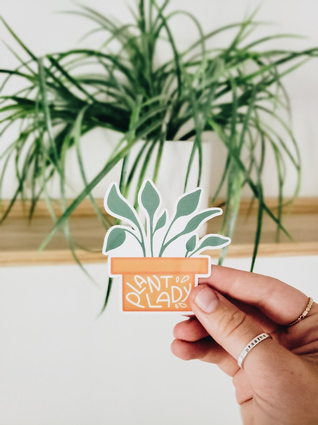 Plant Lady Sticker || Decal || Vinyl Sticker || Plant Mom || Plants ...