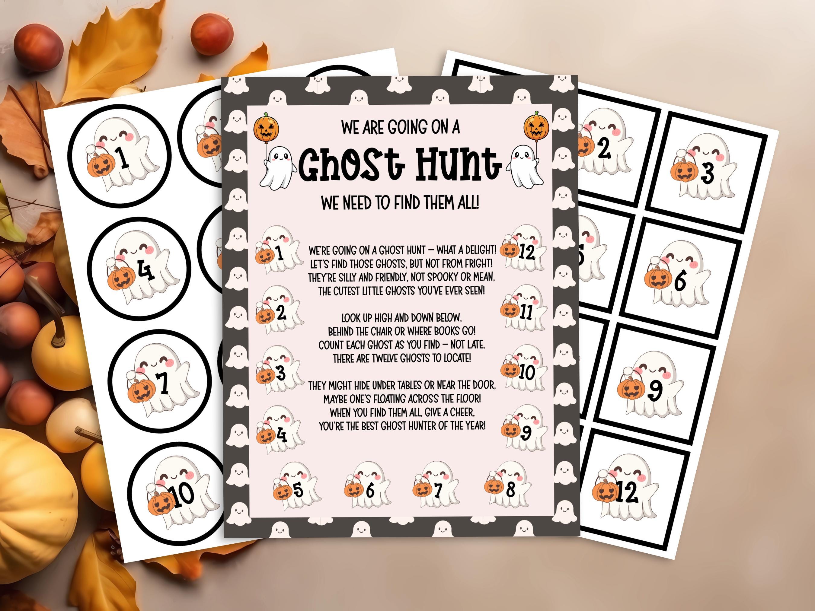 Halloween Scavenger Hunt Game, Printable Halloween Game, Kids Games ...