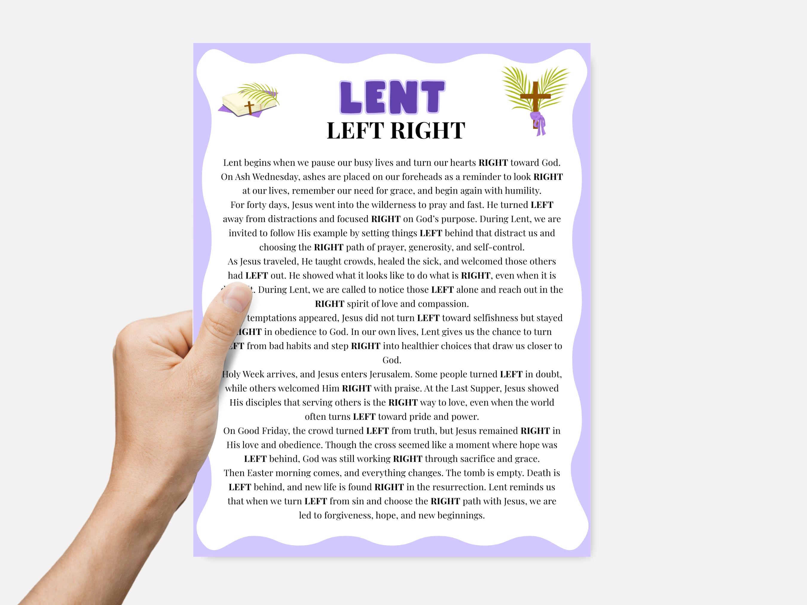 Lent Bundle, Christian Lent Games for Kids, Lent Sunday School, Lenten ...