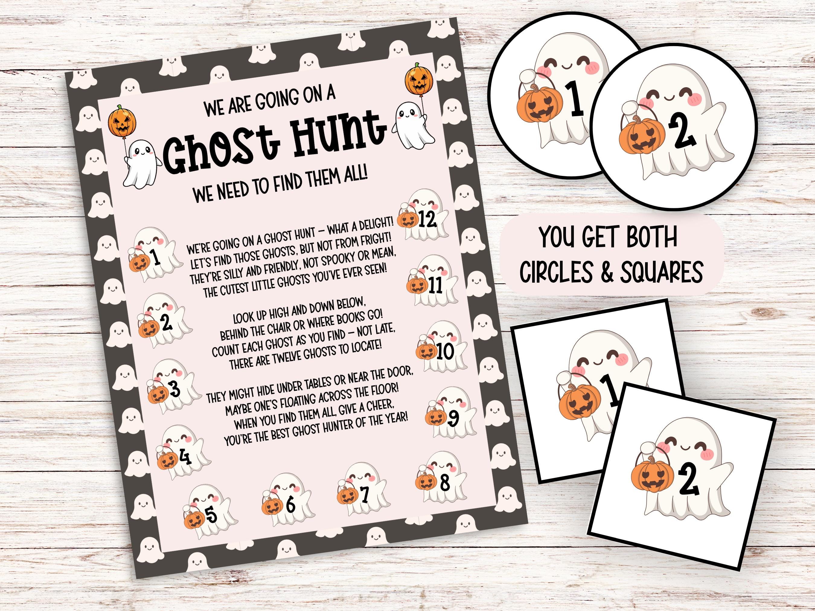 Halloween Scavenger Hunt Game, Printable Halloween Game, Kids Games ...