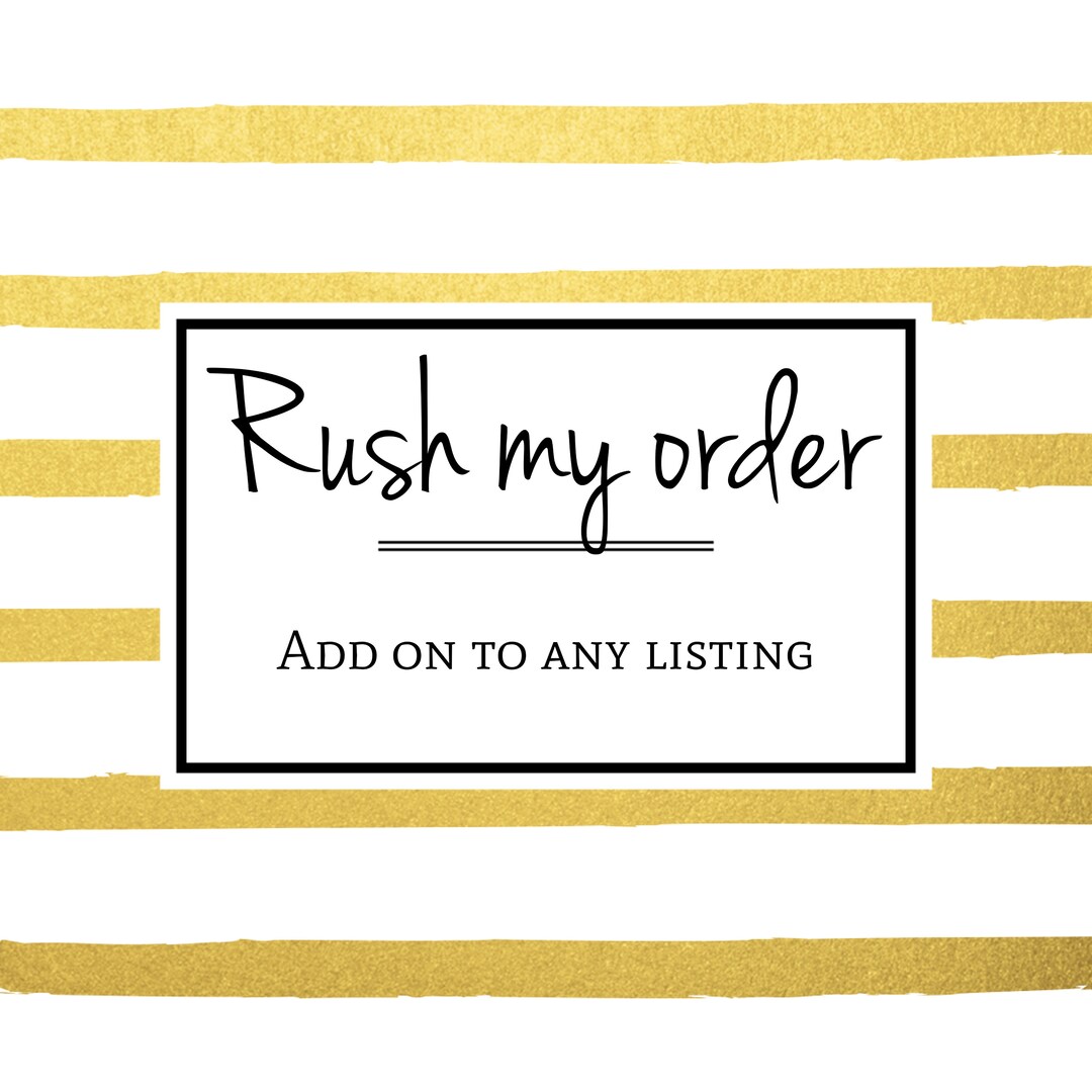 Rush My Order, Rush Fee, Custom, Decals, Wine Glasses, Can Coolers ...