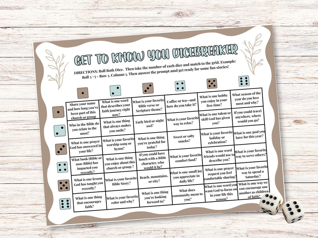 LDS Activity, Printable LDS Icebreaker Game, Bible Games, Sunday School ...