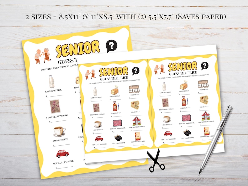 Senior Games Bundle, Games for Seniors Citizens, Games for Seniors ...