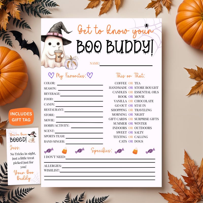 Printable Boo Grams - Etsy