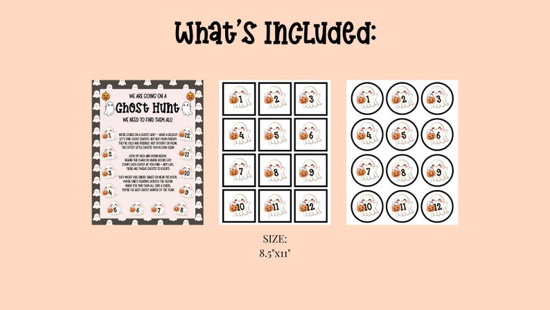 Halloween Scavenger Hunt Game, Printable Halloween Game, Kids Games ...