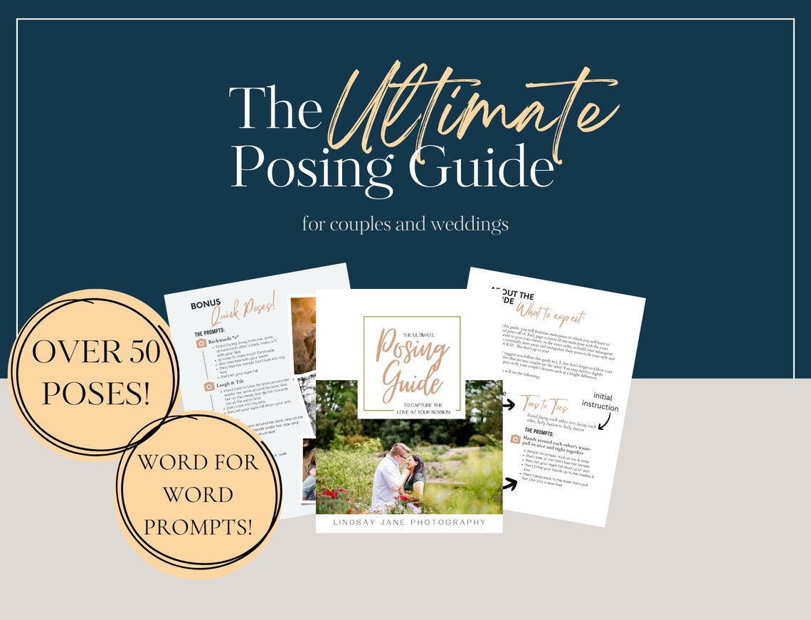 Posing Guide Photography Posing Guide Posing Book - Etsy