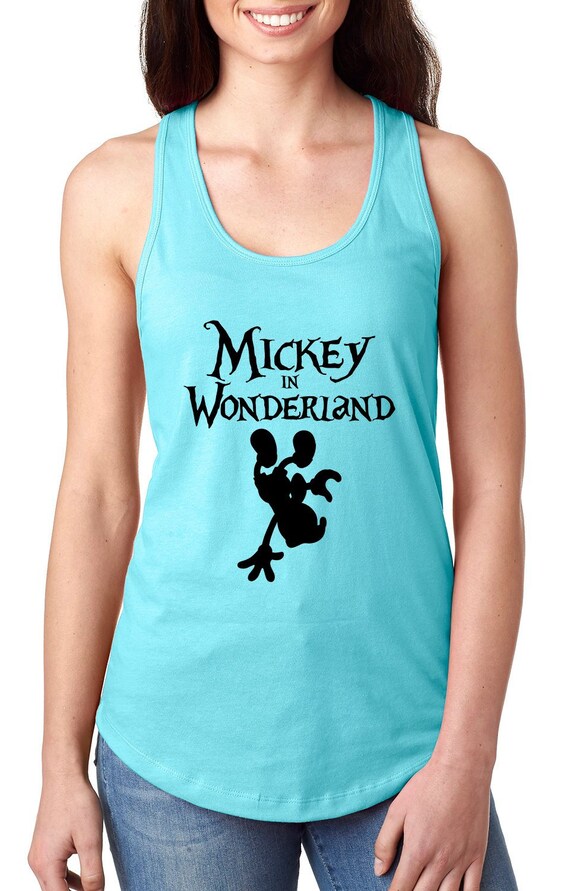 Mickey in Wonderland // Alice in Wonderland // Mickey Head // | Etsy