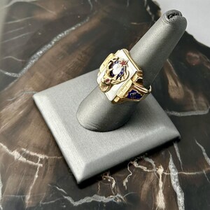 10 Karat Yellow Gold Elks Lodge Ring - Etsy