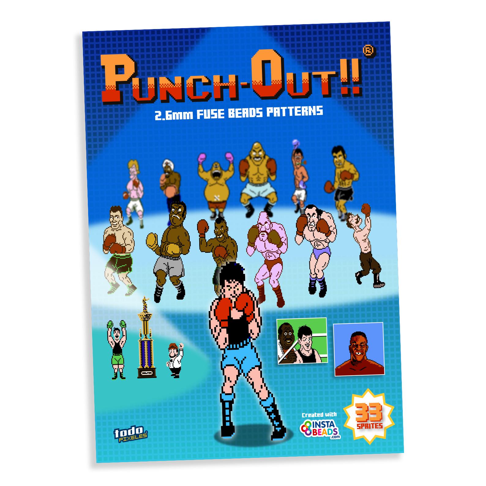 33 Sprites - PUNCH OUT Pixel Art Patterns for Hama, Perler, Artkal Fuse ...