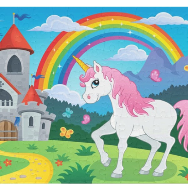 Unicorn Puzzle - Etsy