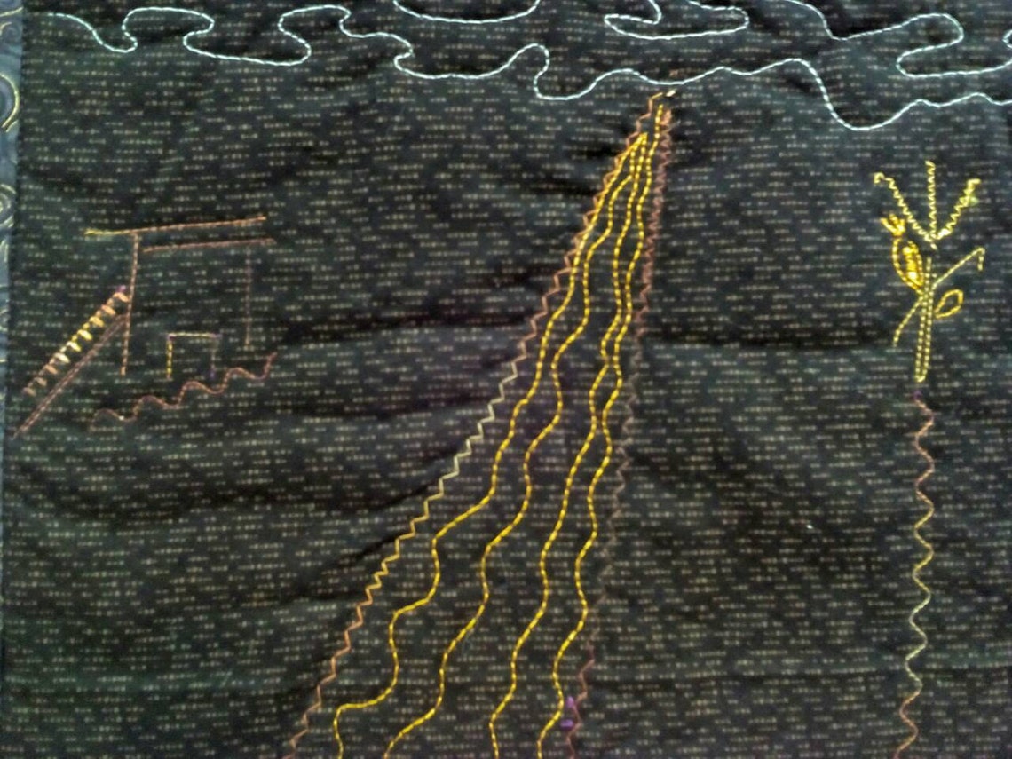 Rain on the Mesa, Native American Art, Small Wall Art, Corn, Pueblo ...