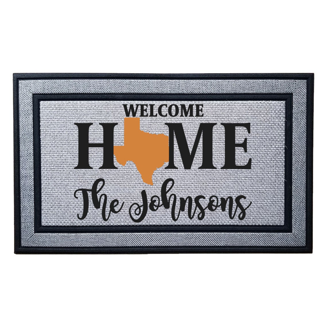 Welcome Home Custom Door Mat Personalized Welcome Mat Home | Etsy