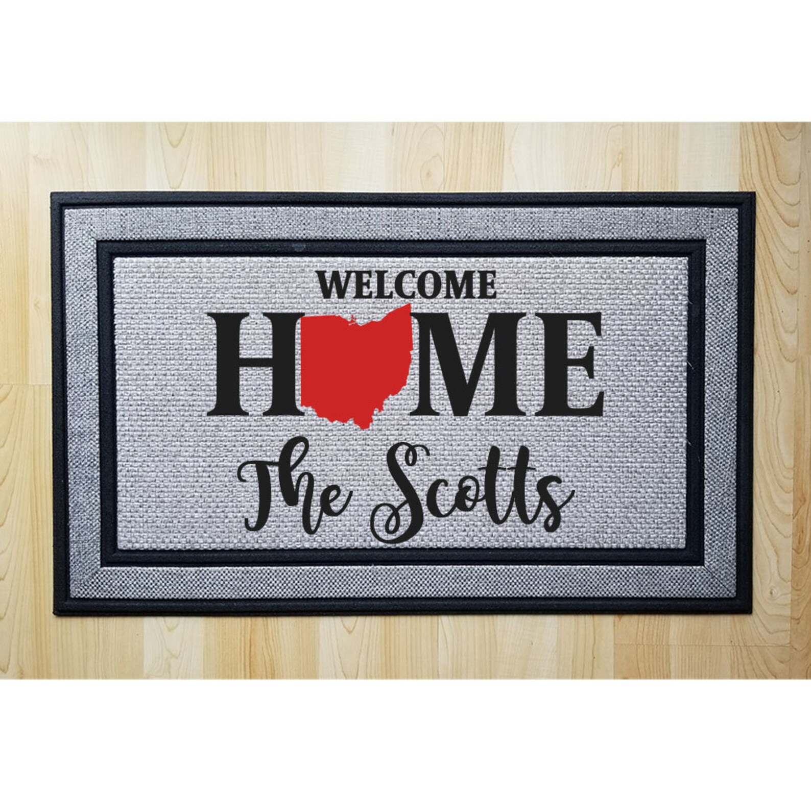 Welcome Home Custom Door Mat Personalized Welcome Mat Home | Etsy