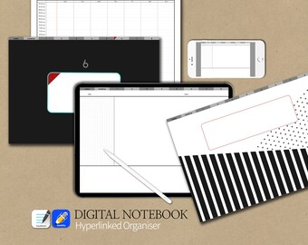 Digital Notebook Goodnotes Notability Templates Digital | Etsy