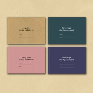 Language Study Notebook - Goodnotes, Notability Note Taking Paper ...