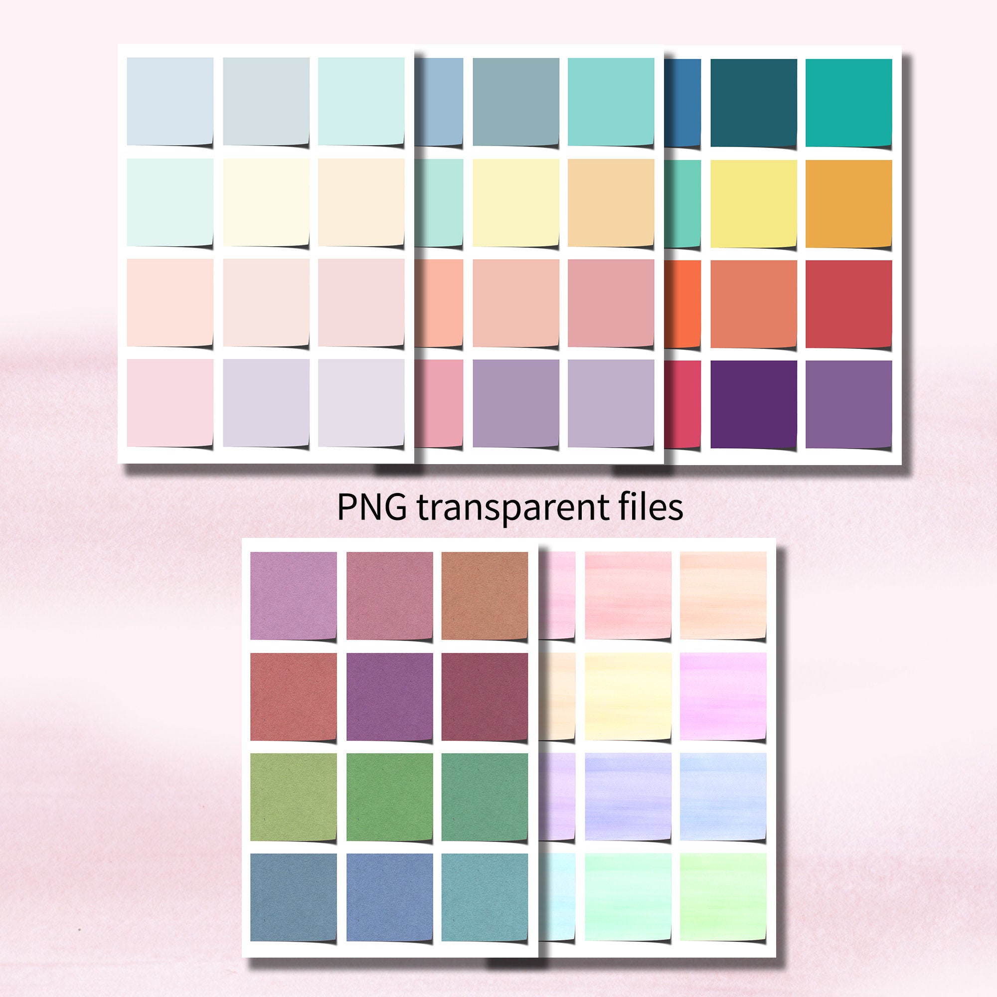 180 Digital Sticky Notes COLORS GoodNotes Sticky Notes | Etsy