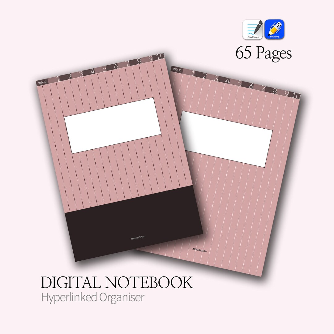Digital Notebook - Goodnotes, Notability Templates - Digital Student ...