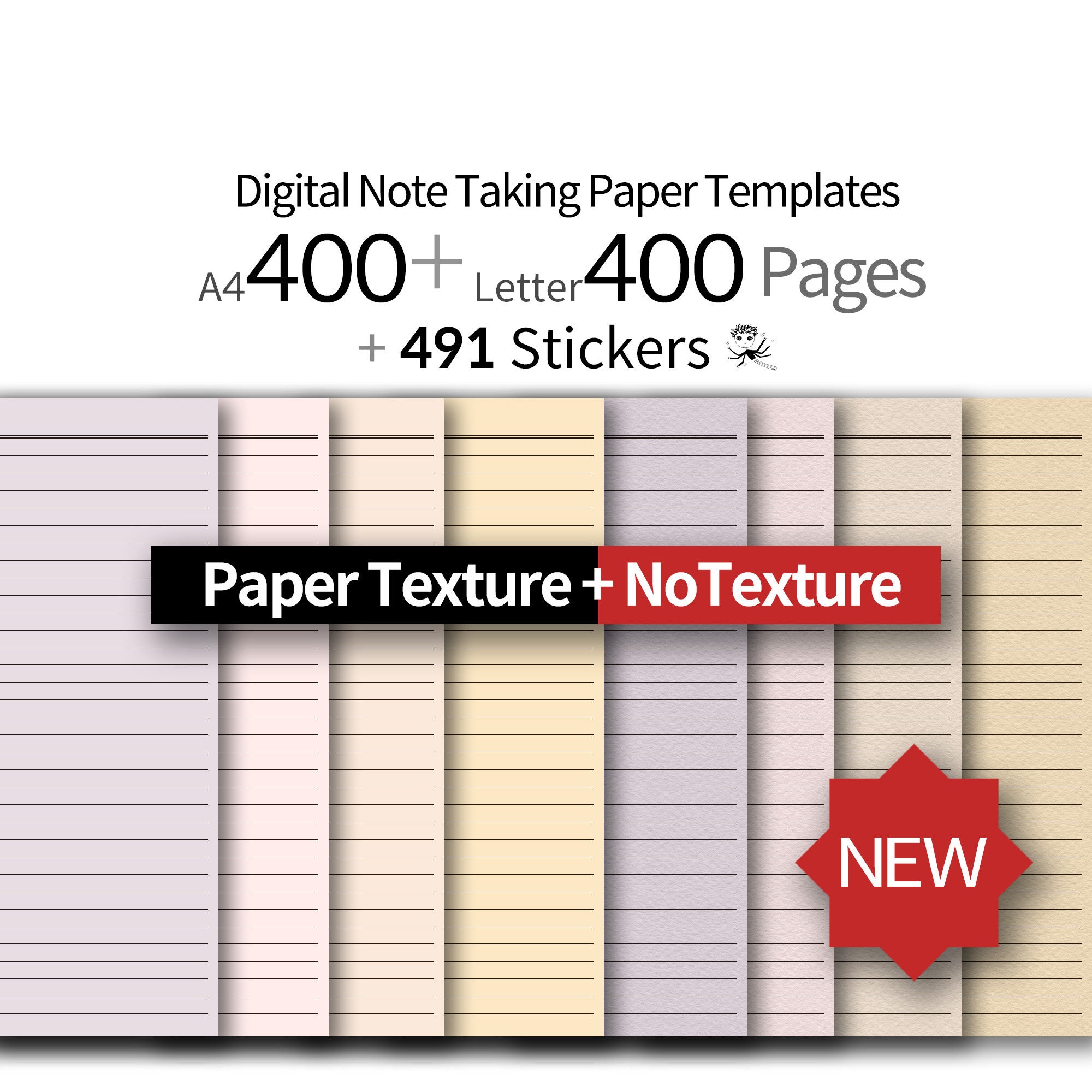 400+400pages[n004]goodnotes, Notability Notetaking Templates-paper ...