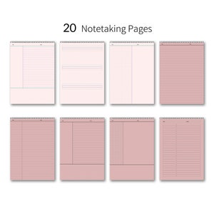 20tab-digital Notebook[pink] Portrait - Goodnotes, Notability, Xodo ...