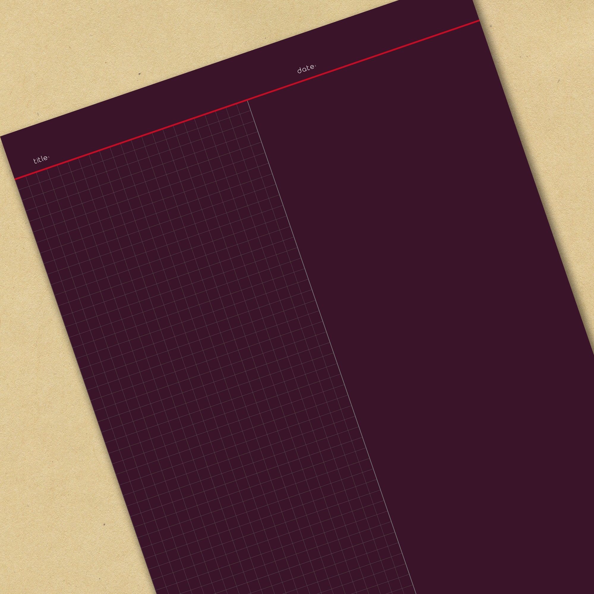 160+160 Notetaking Paper Templates- Vertical Ver3 - Digital Notebook ...