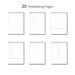 20tab-digital Notebookpink Portrait Goodnotes Notability - Etsy