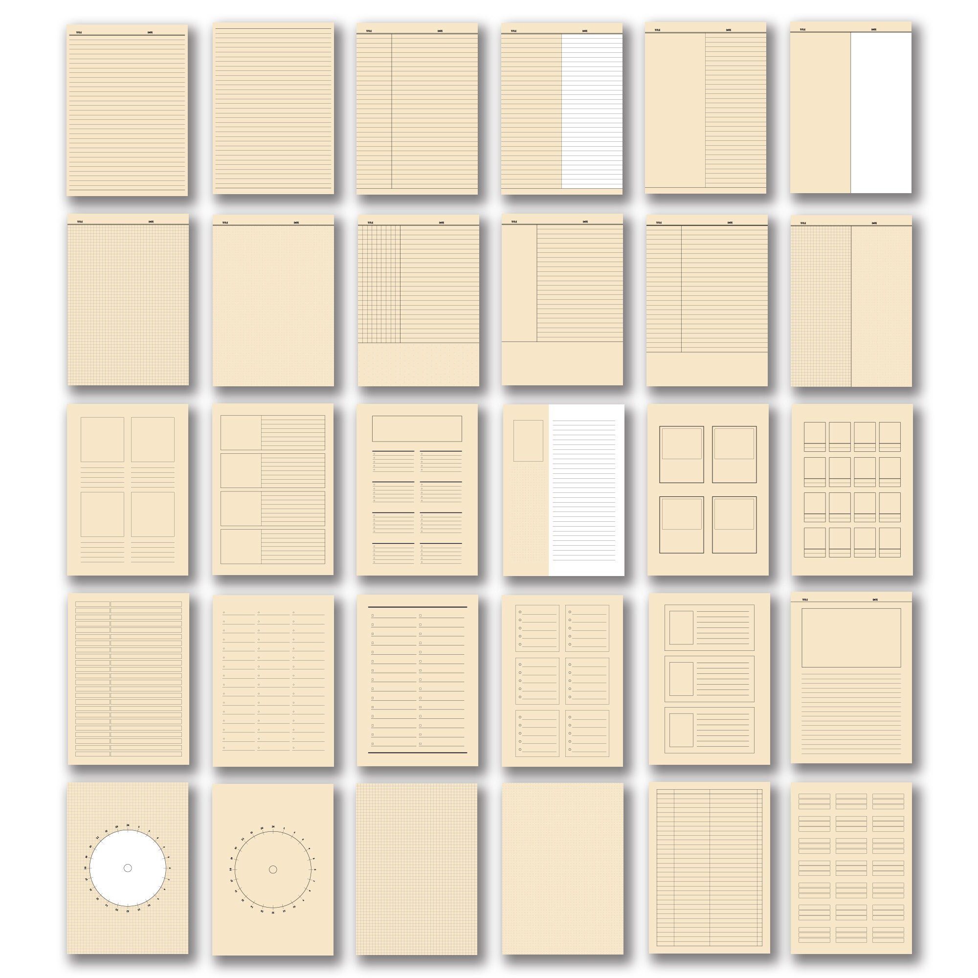 150+150pages[pastel2]goodnotes, Notability Notetaking Paper Templates ...