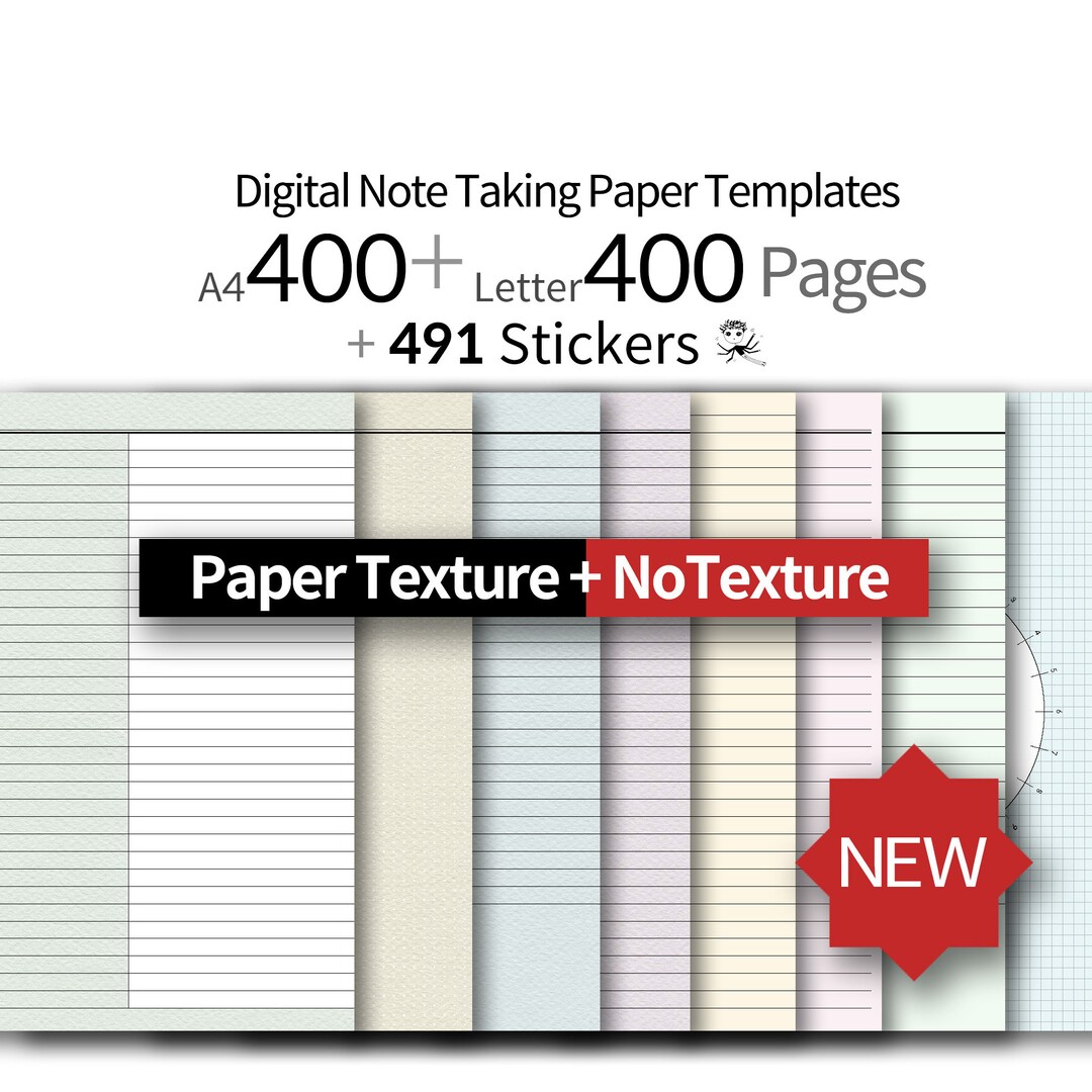 400+400pages[n002]goodnotes, Notability Notetaking Templates-paper ...