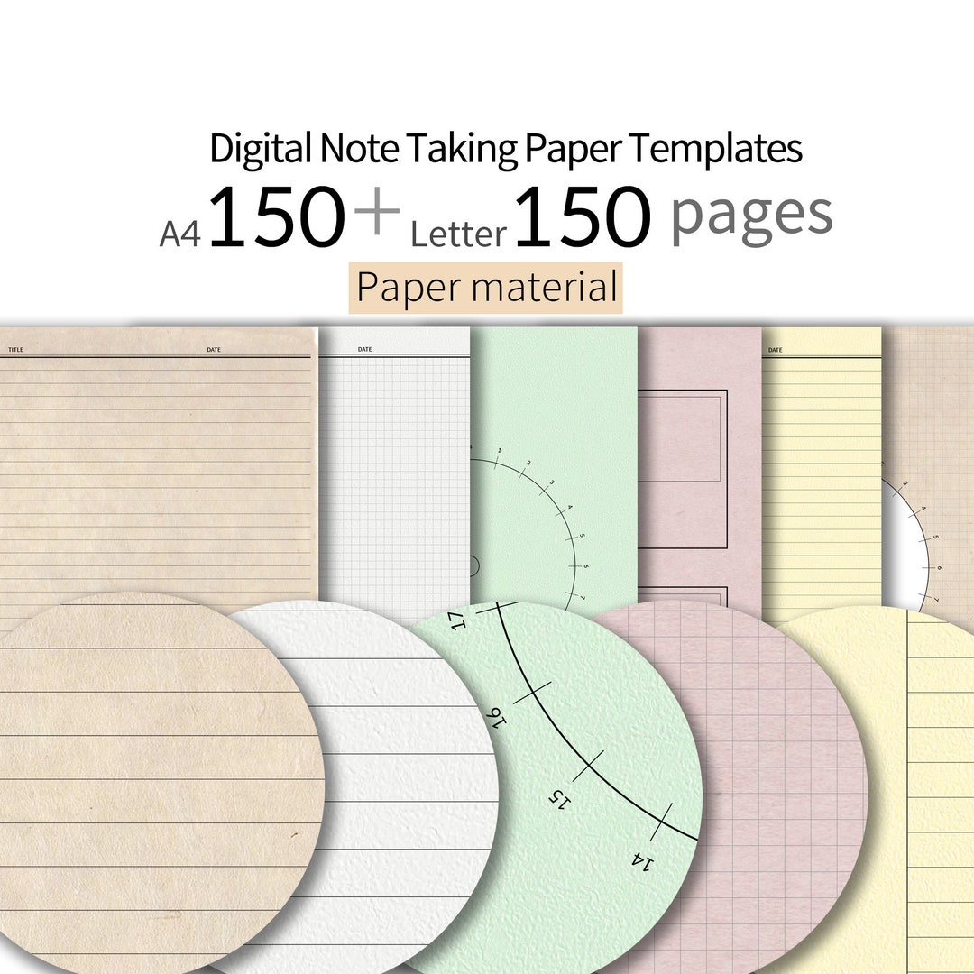 150+150pages[paper Material]goodnotes, Notability Notetaking Paper ...