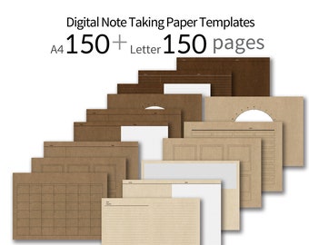 150150pagespinkgoodnotes Notability Notetaking Paper | Etsy