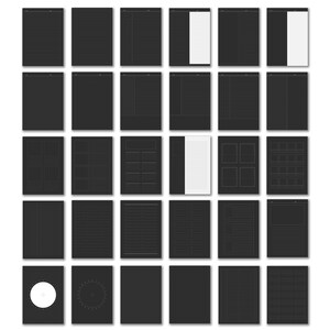 150+150pages[black+gray]goodnotes, Notability Notetaking Black Paper ...