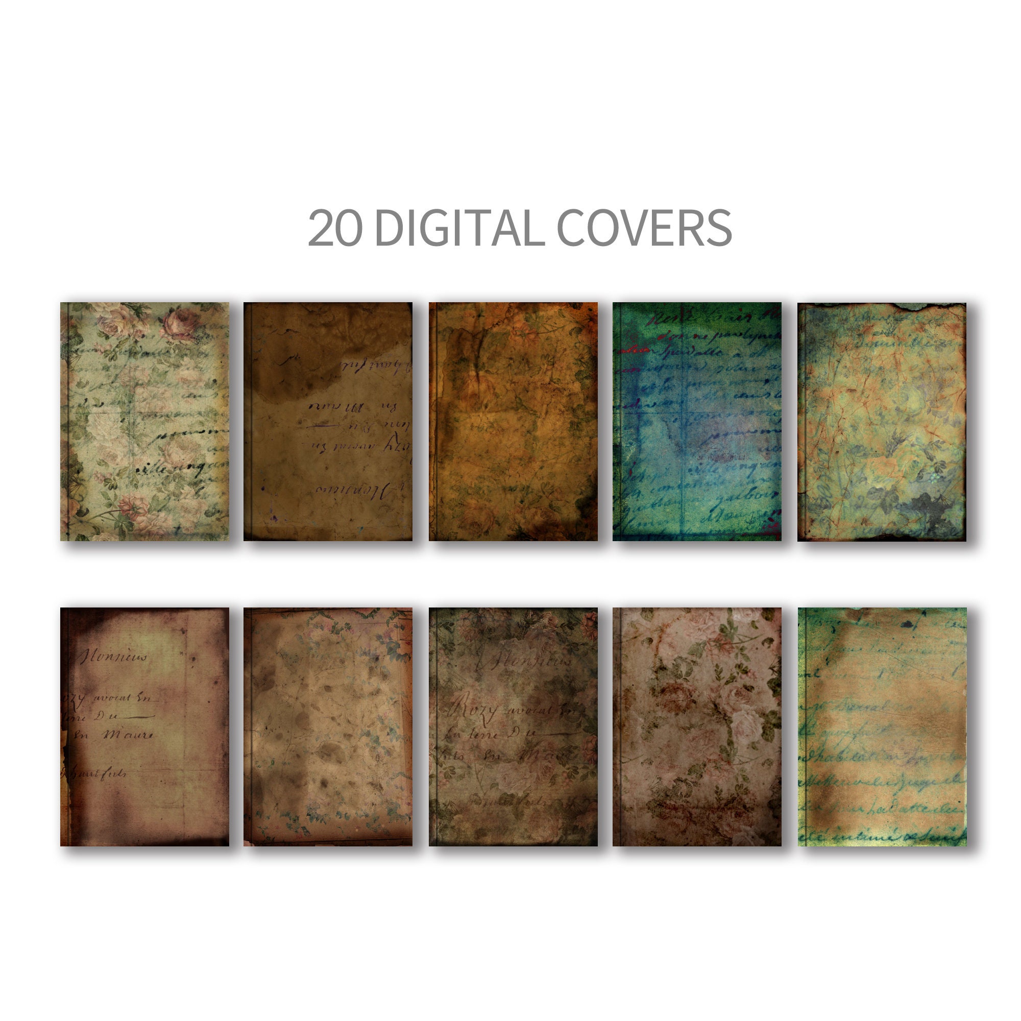 20 Digital Covers 09 - Vintage1 - Goodnotes Cover, Notability Cover ...
